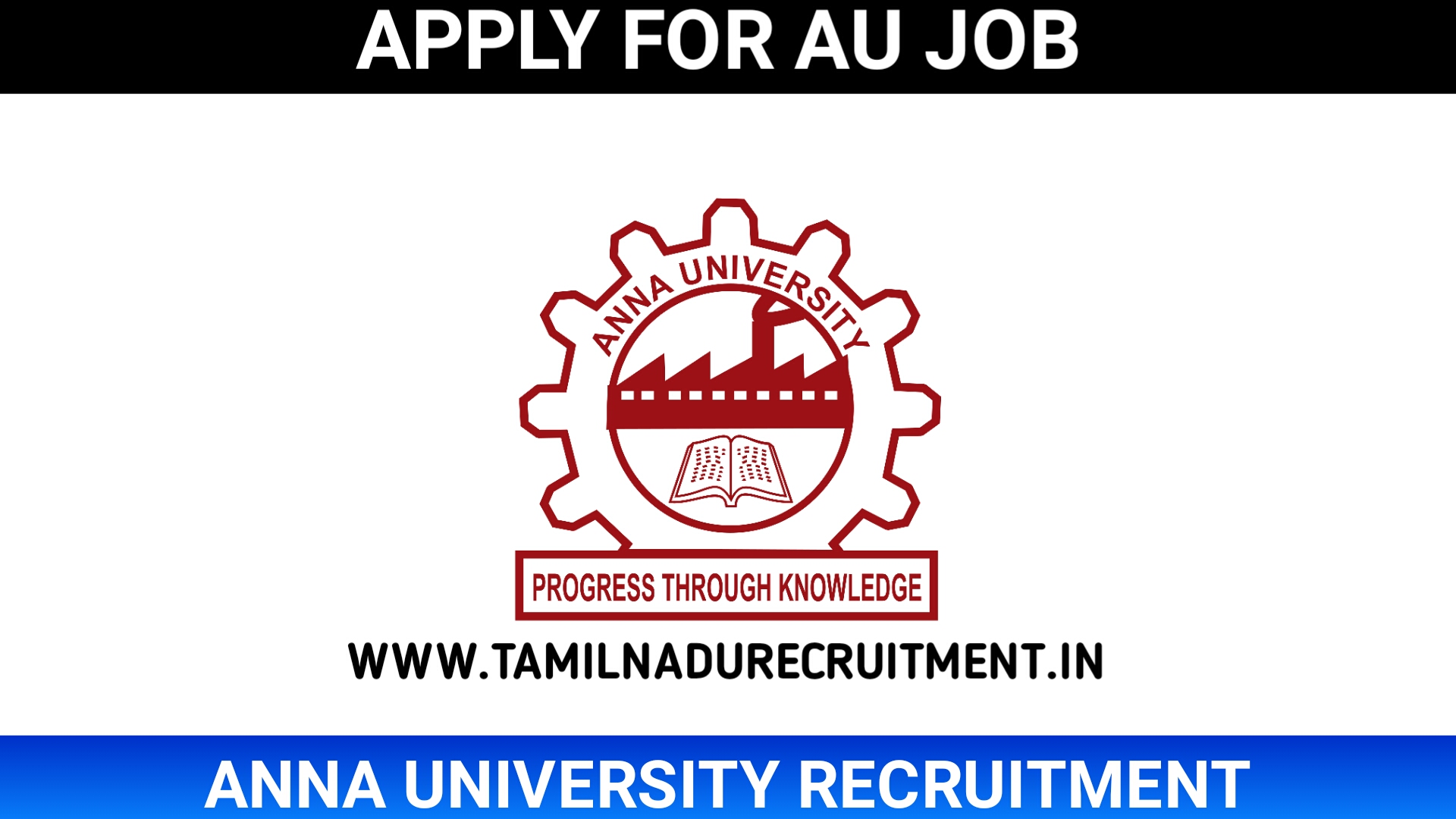 Anna University Recruitment 2025 - 2026 | Apply Online At Annauniv.edu