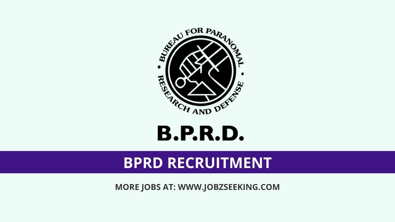 BPRD Recruitment 2021 - 240 Assistant Director Vacancy