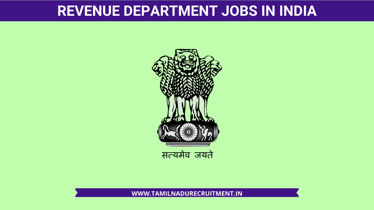 Revenue Department Jobs 2026 - Apply For Revenue Office Jobs